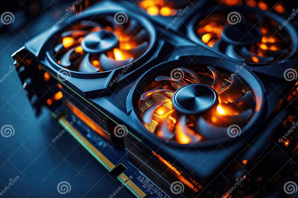 High Performance Graphics Card Setup for Gaming, Crypto Mining. Cool ...