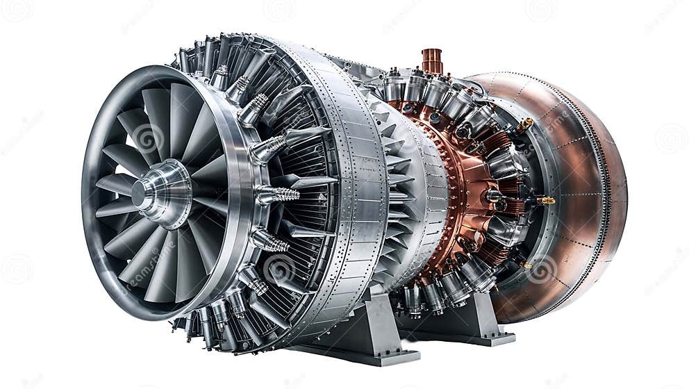 High-performance Jet Engine Showcasing Intricate Design and Engineering ...