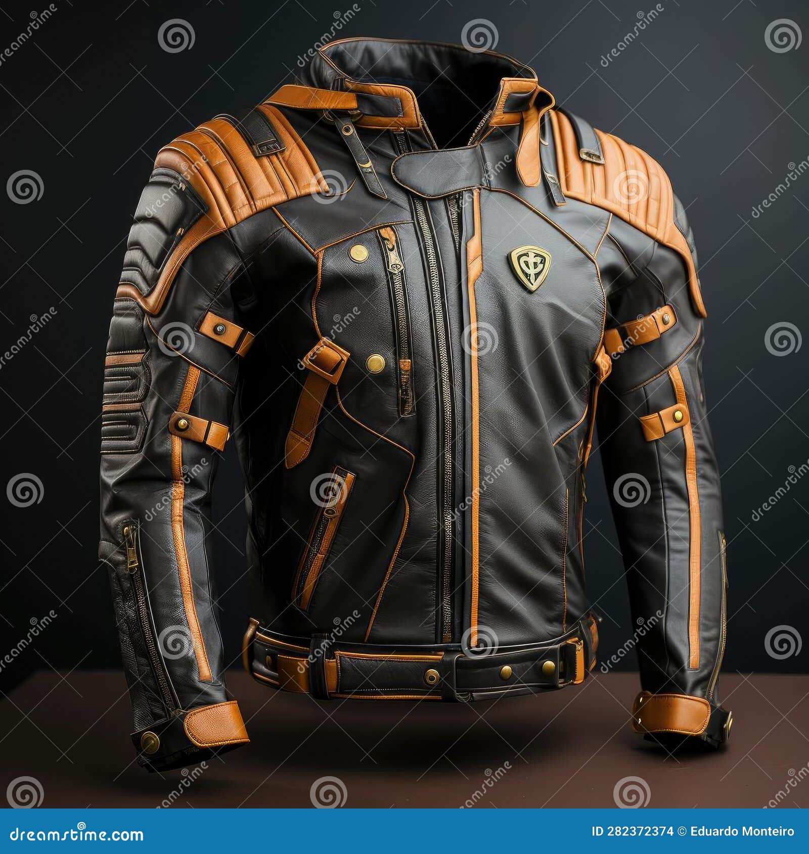 High-performance Leather Motorcycle Jacket with CE-certified Armor ...