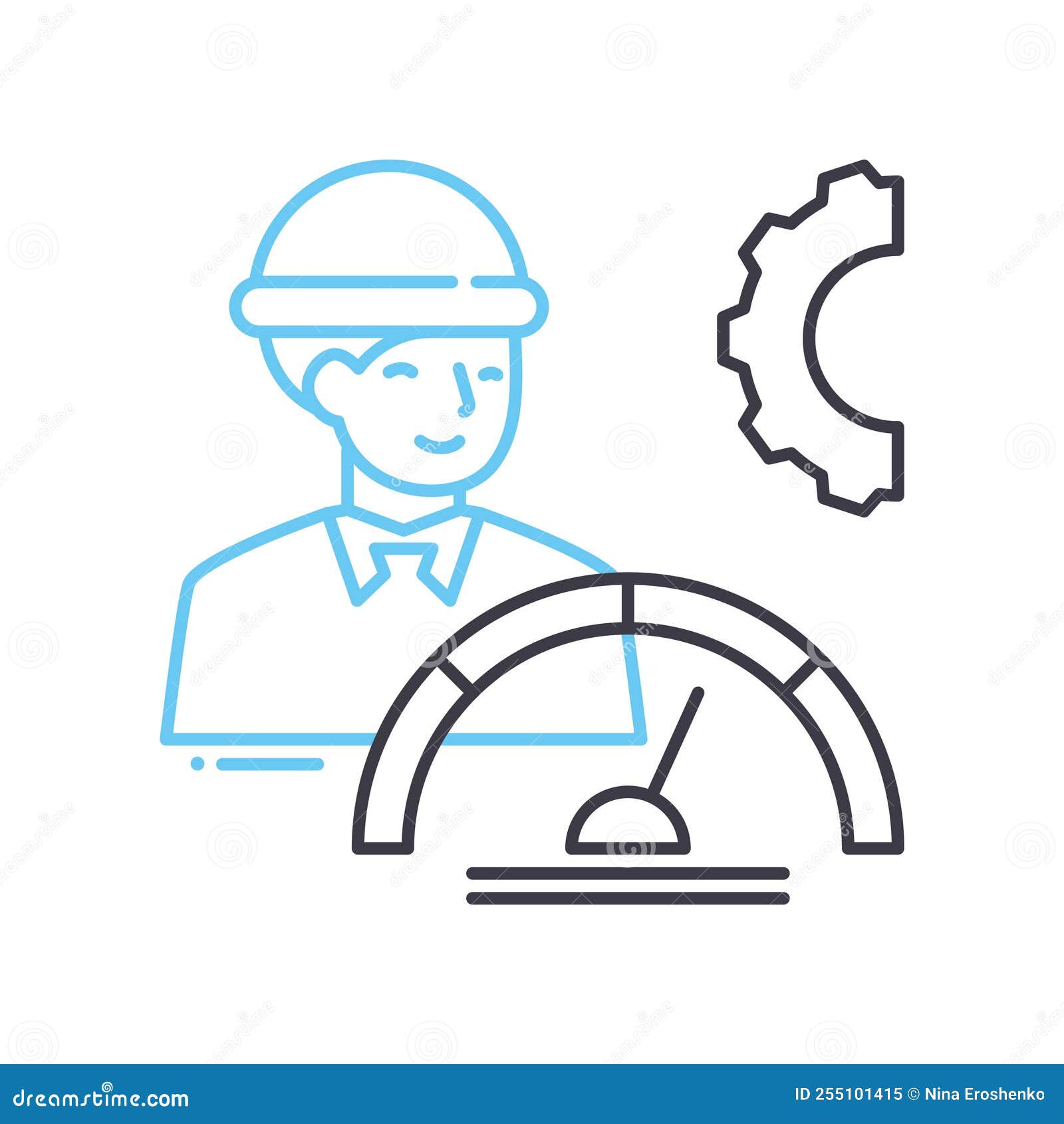 High Performance Line Icon, Outline Symbol, Vector Illustration ...