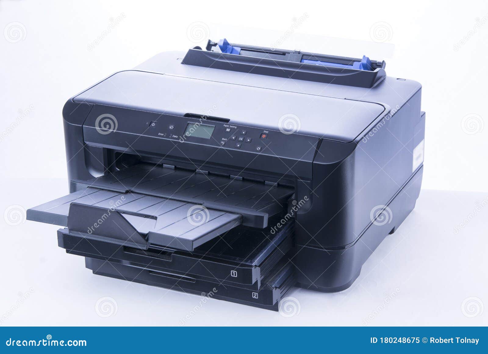 High Performance Office Inkjet SRA3 Printer Stock Image - Image of paper, high: 180248675