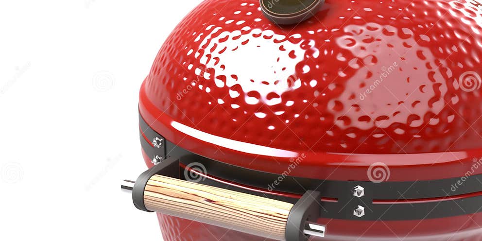 High-Performance Red Ceramic Komodo Egg BBQ Grill: Combining Style and ...