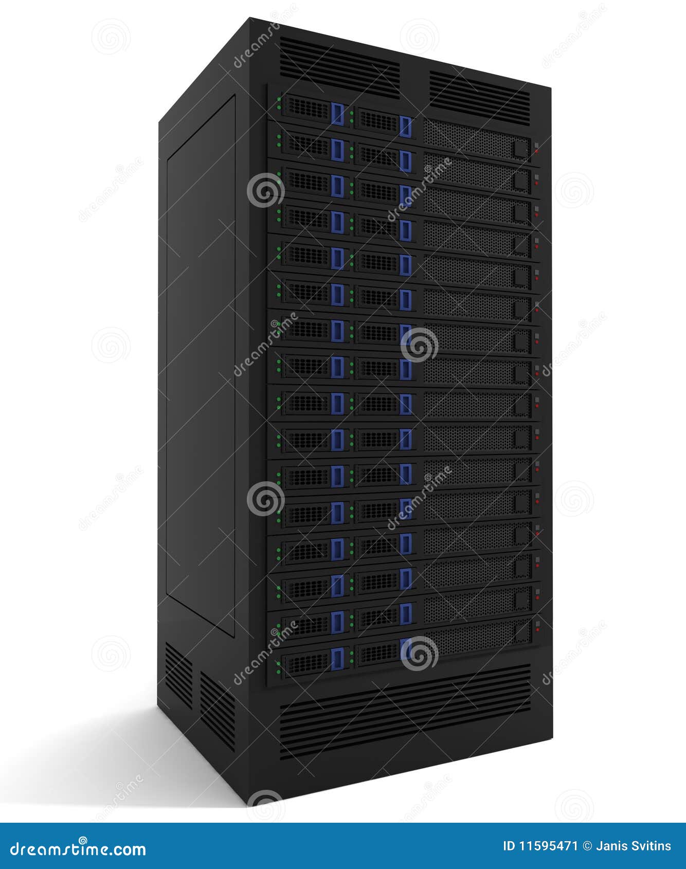 High Performance Server stock illustration. Illustration of ...