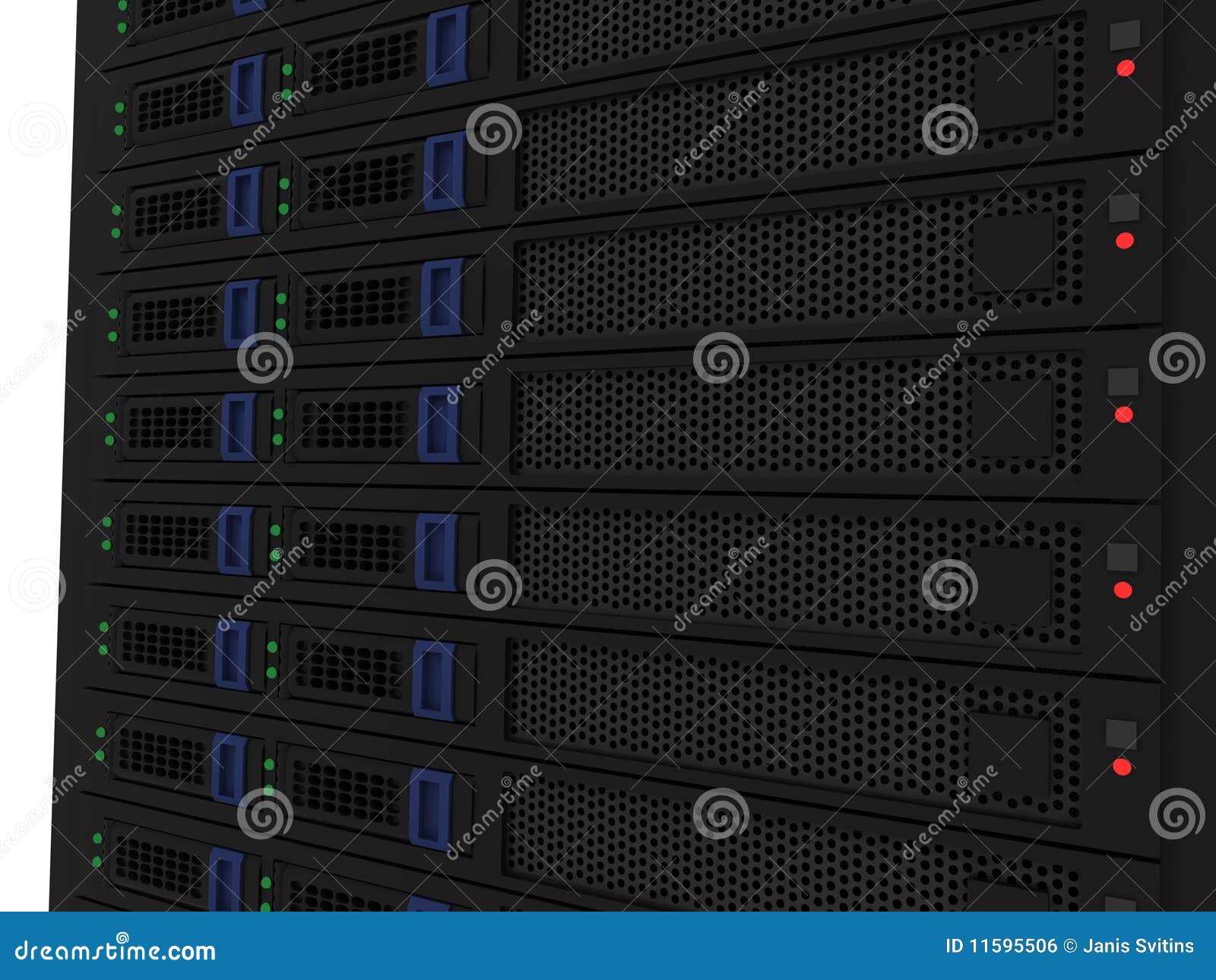 High Performance Server stock illustration. Illustration of internet ...