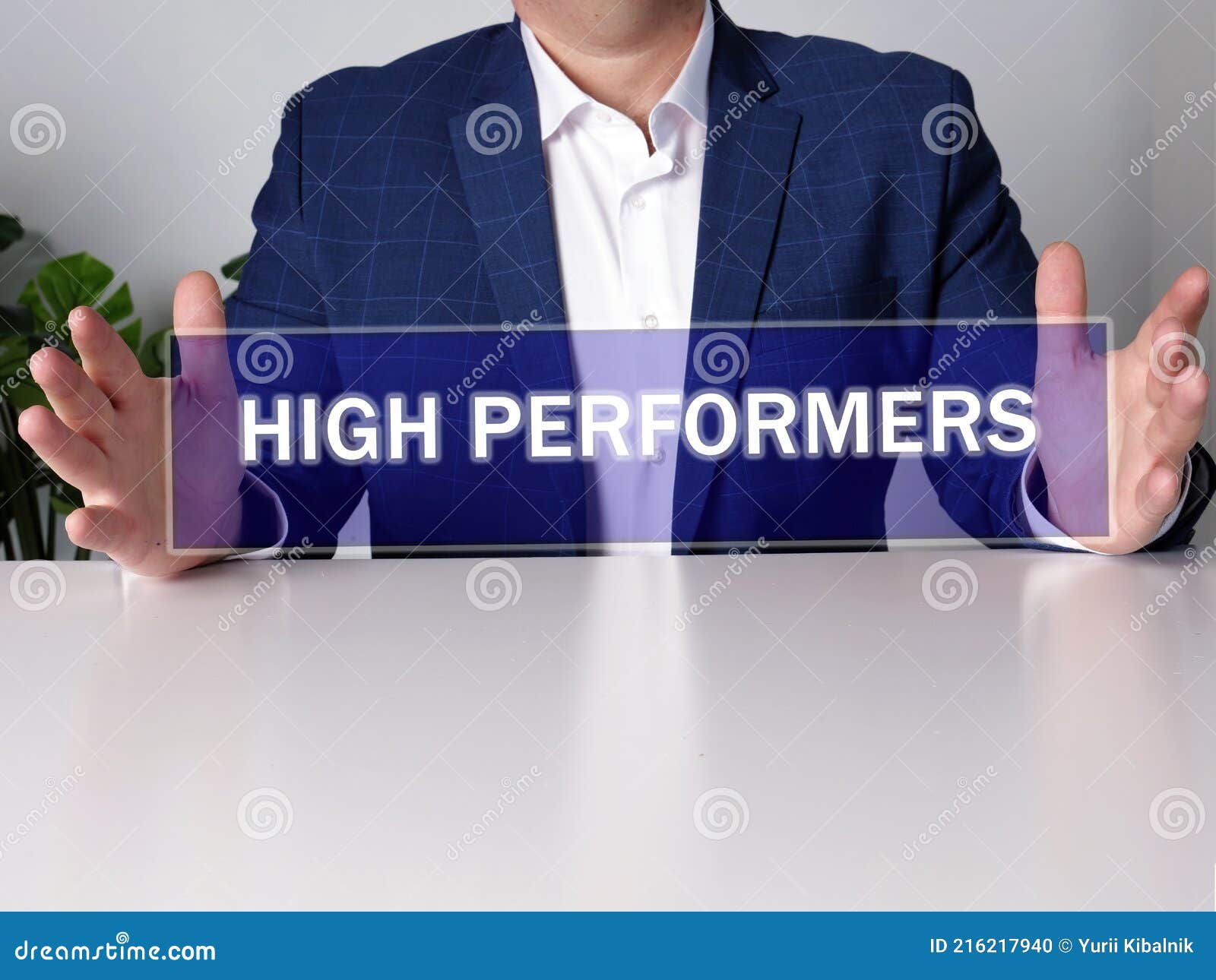 HIGH PERFORMERS Phrase on the Screen Stock Photo - Image of performers ...
