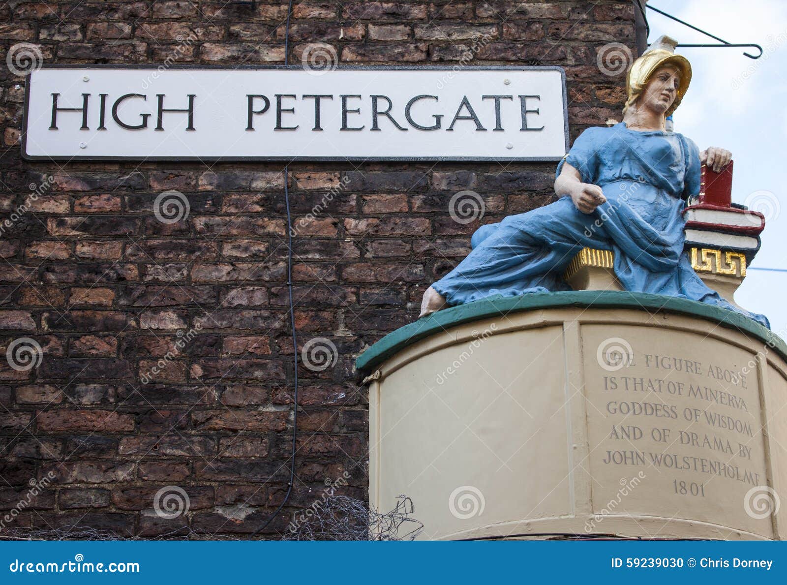 High Petergate in York editorial image. Image of historical - 59239030