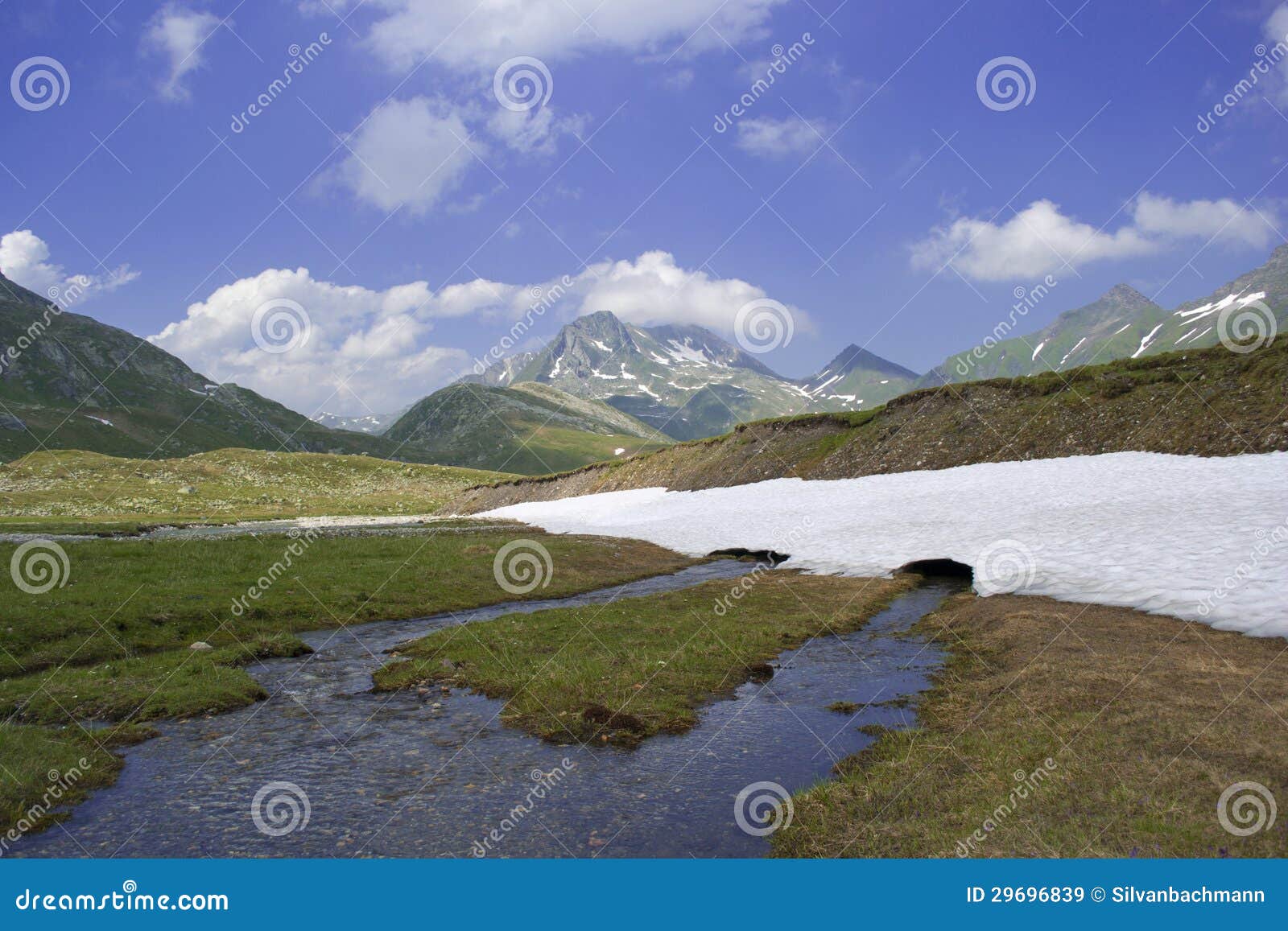 High plateau in the Alps stock image. Image of grass - 29696839