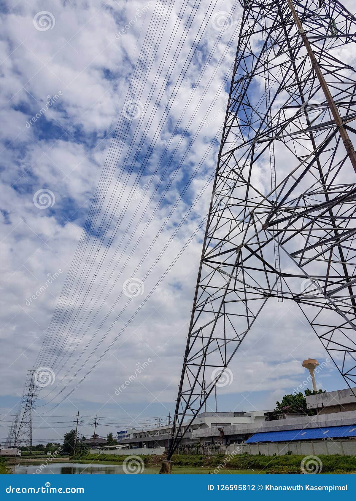 High Power electricity stock photo. Image of high, voltage - 126595812