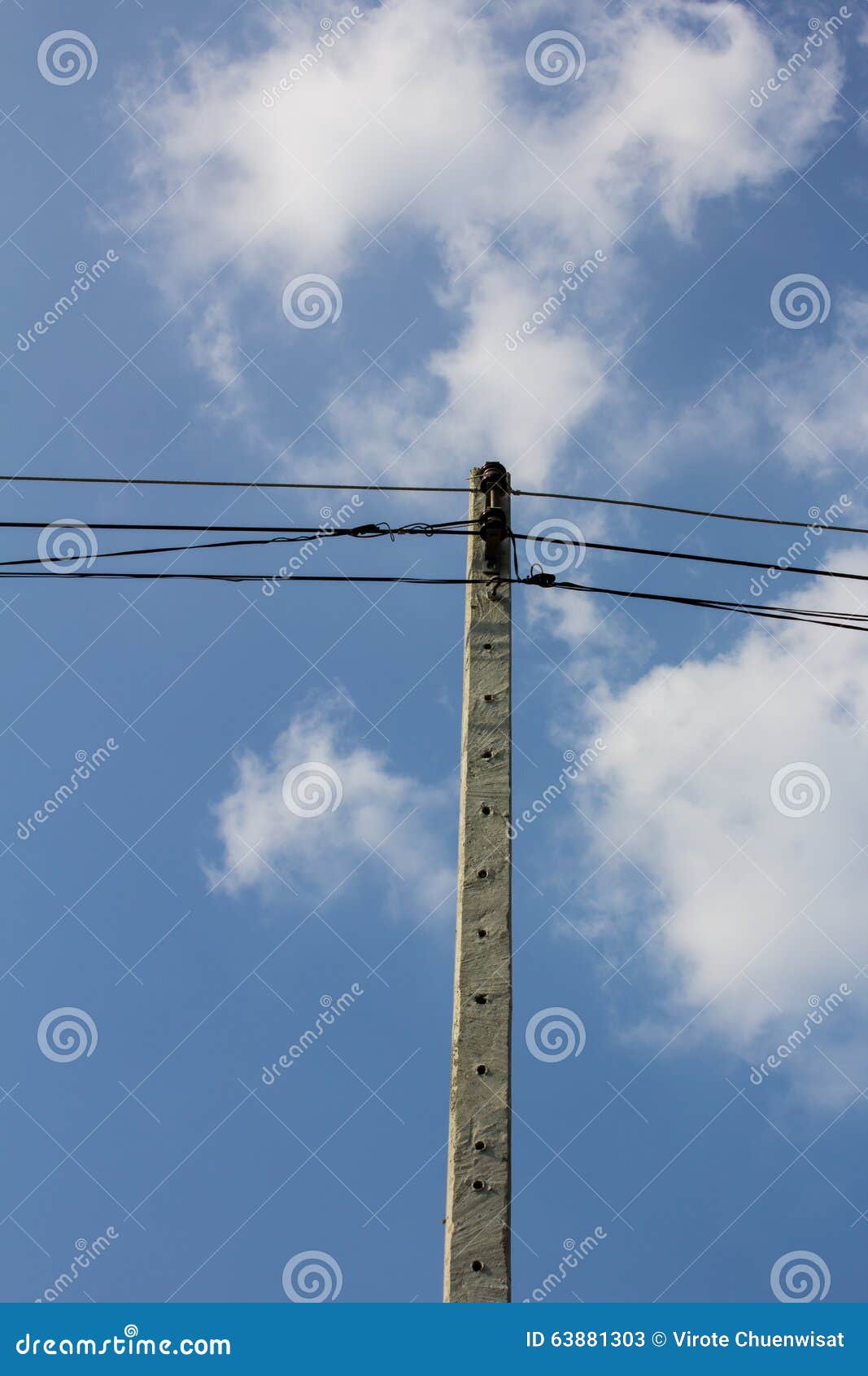 High power pole stock image. Image of high, powwer, sling - 63881303