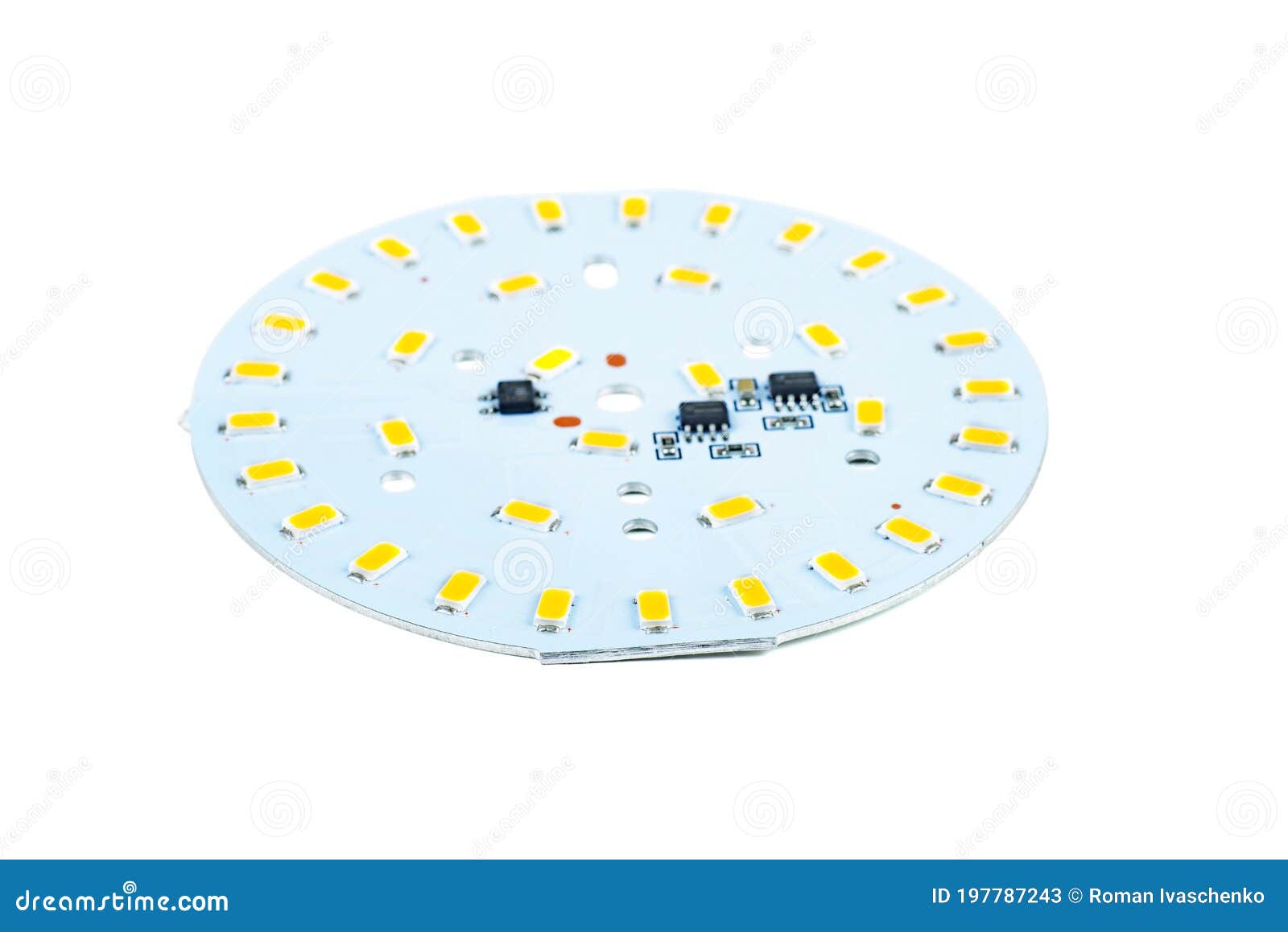 High Power SMD White Lighting LED Assembly Stock Image - Image of ...