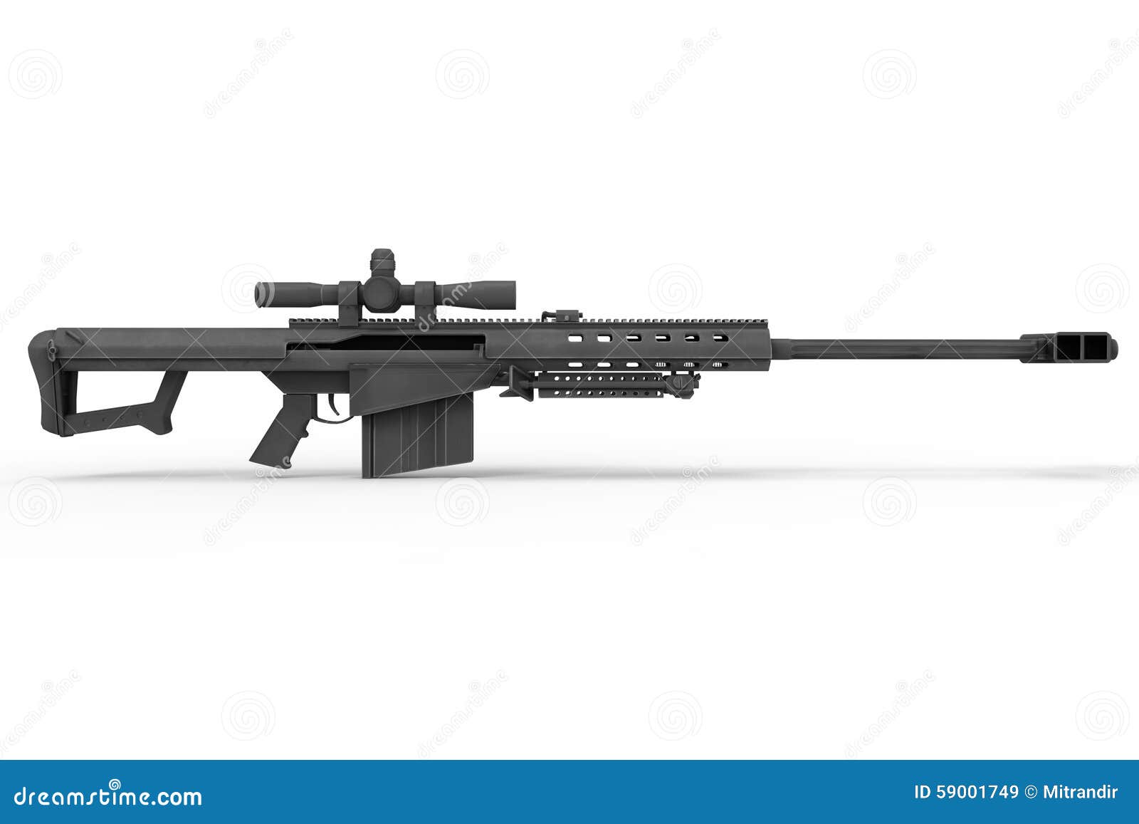 High Power Sniper Rifle stock image. Image of commando - 59001749