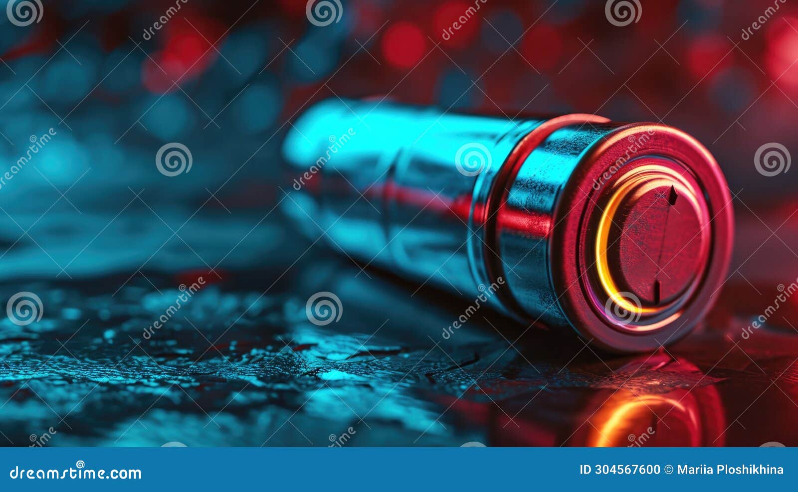 High-Powered Battery Close-Up Stock Photo - Image of technology ...