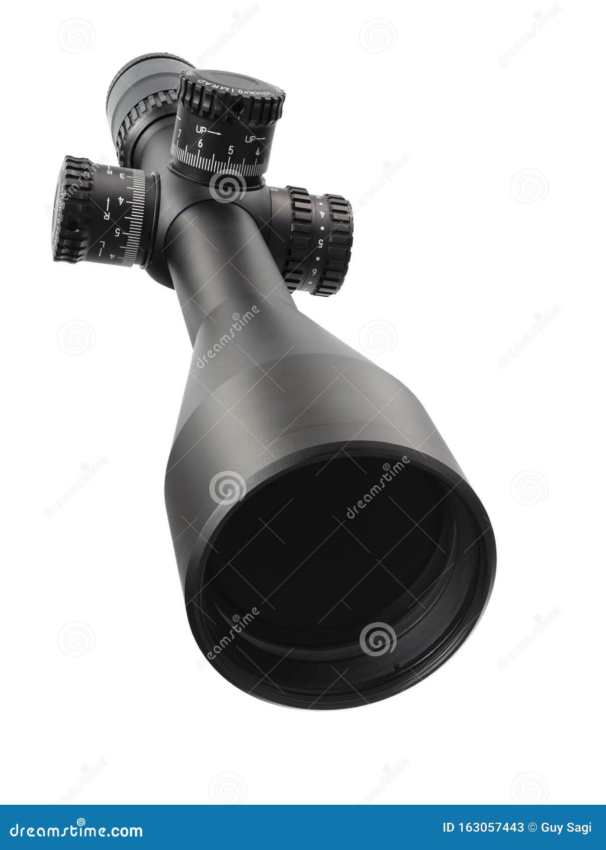 High powered sniper scope stock image. Image of rilfe - 163057443