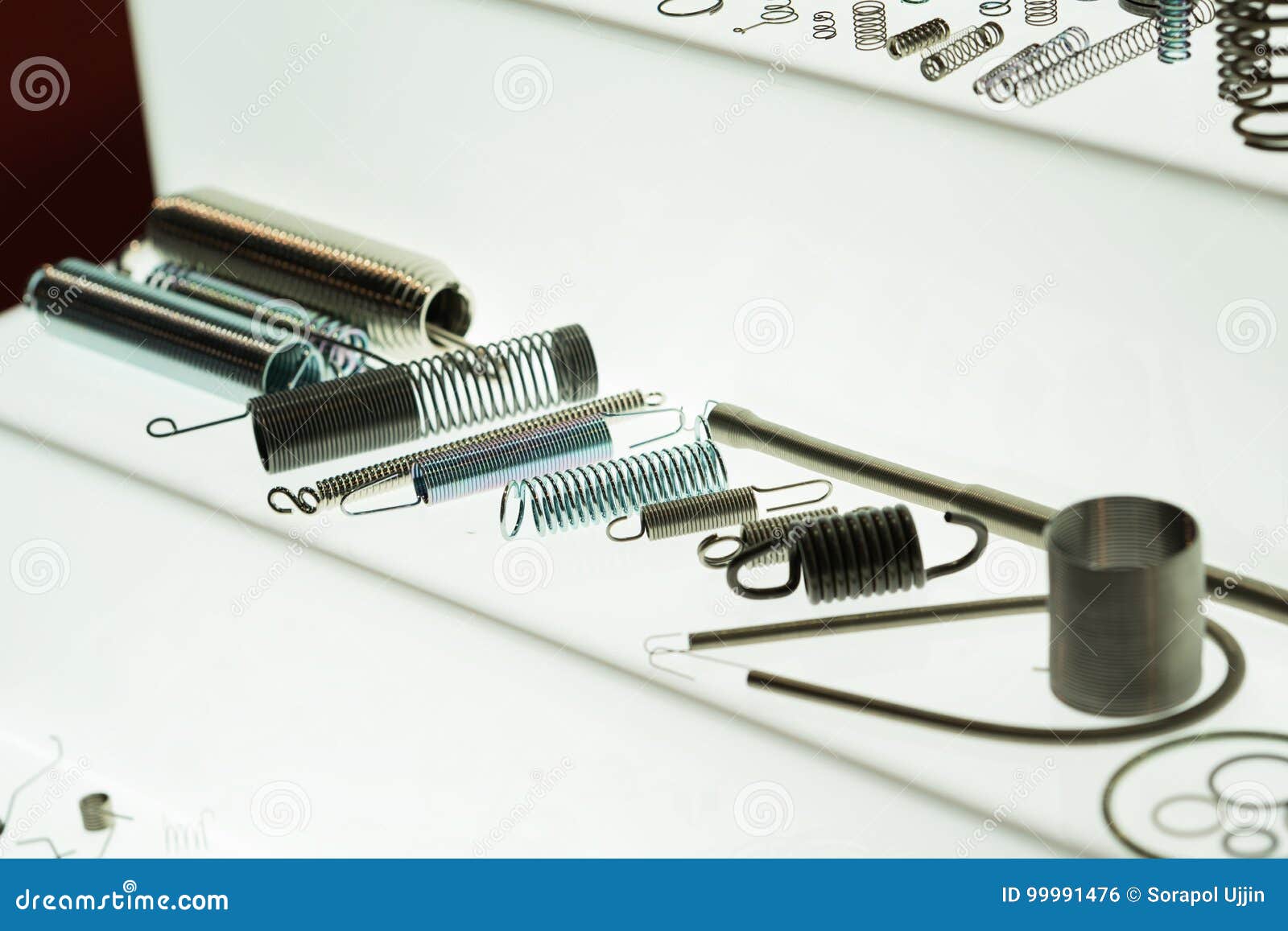 Automotive and Industrial Spring Making Machine Stock Photo - Image of ...