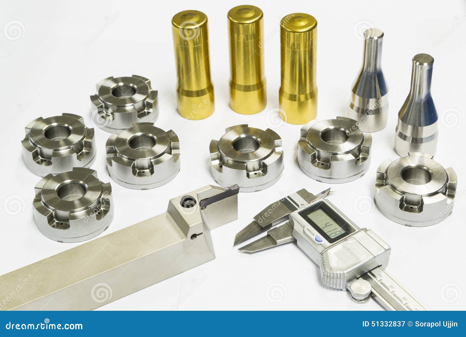 High Precision Automotive Machining Mold and Die Parts Stock Image ...