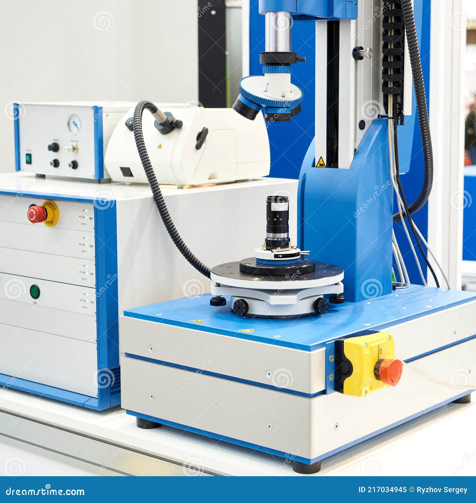 High-precision Centration Test Devices Stock Image - Image of metal ...