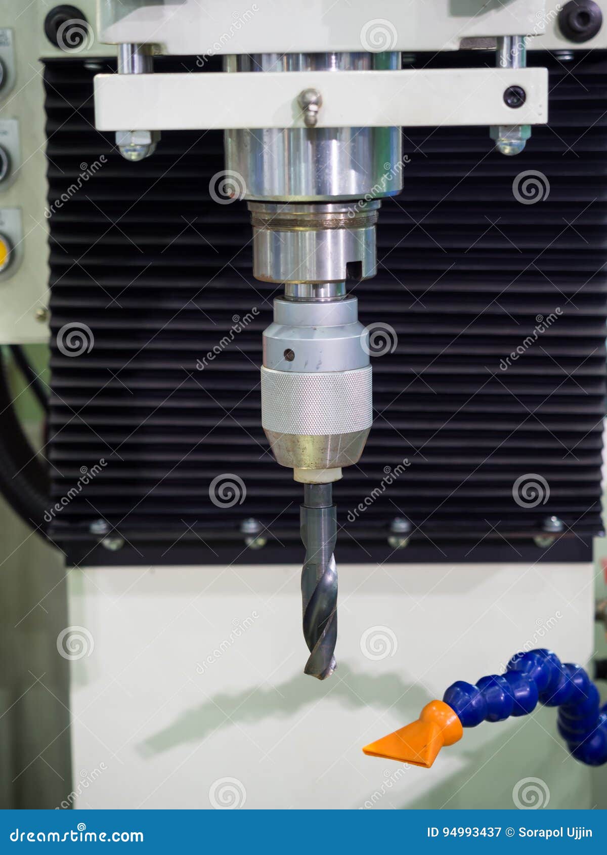 High Precision CNC Drilling Machine for High Precision Part Stock Image ...