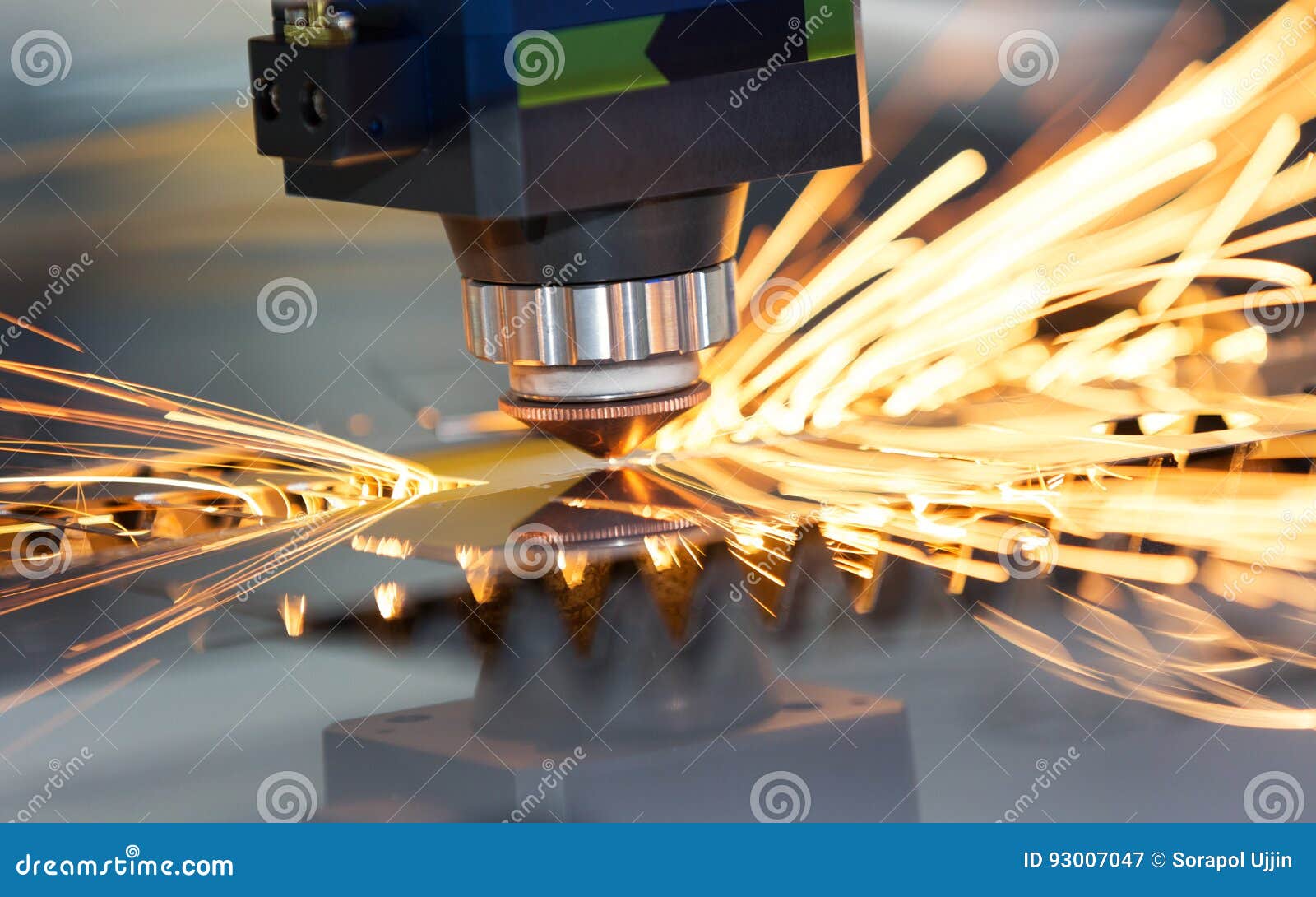 High Precision CNC Laser Welding Metal Sheet Stock Image - Image of ...