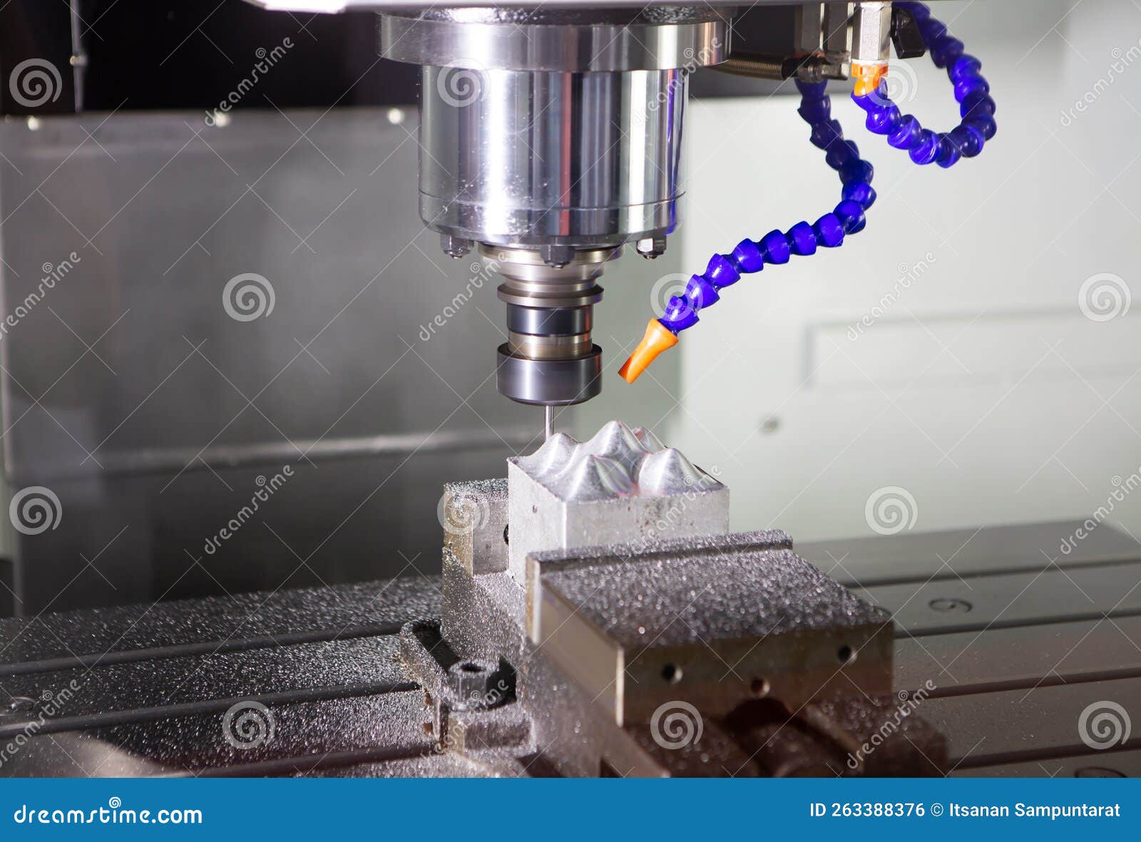 High Precision CNC Milling Machine Stock Photo - Image of equipment ...