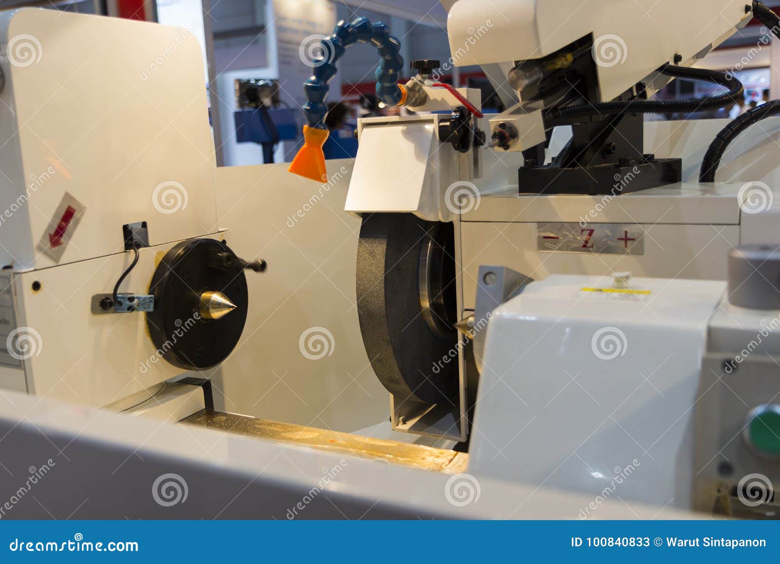 High Precision Grinding CNC Machine Stock Image - Image of lath, auto ...