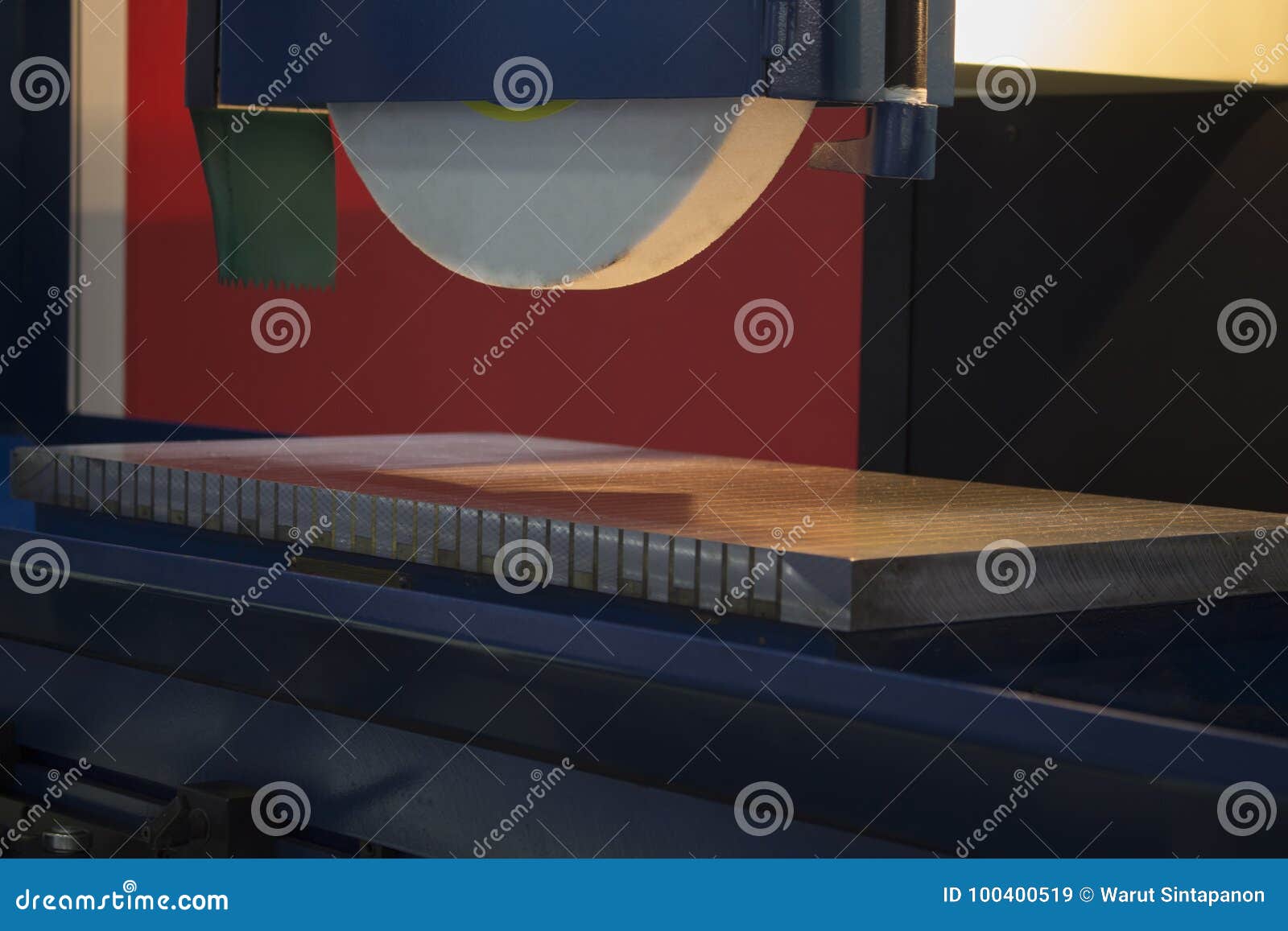 High Precision Horizontal Grinding CNC Machine Stock Image - Image of ...