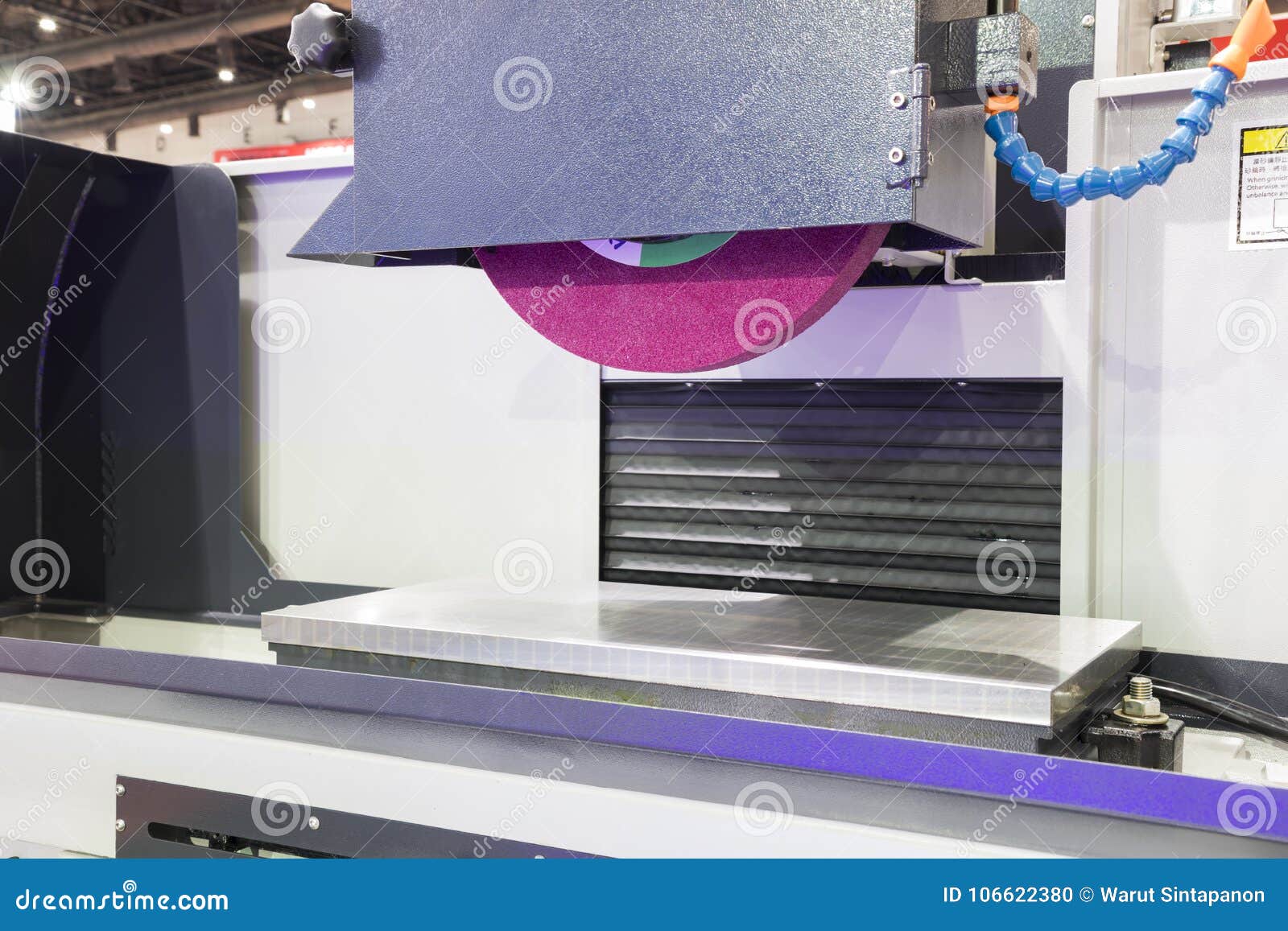 High Precision Horizontal Grinding CNC Machine Stock Photo - Image of ...