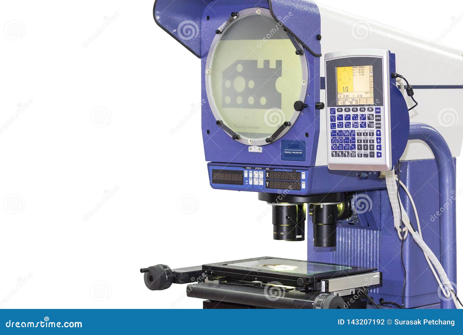 High Precision Profile Projector of Silhouette Screen Measuring for ...