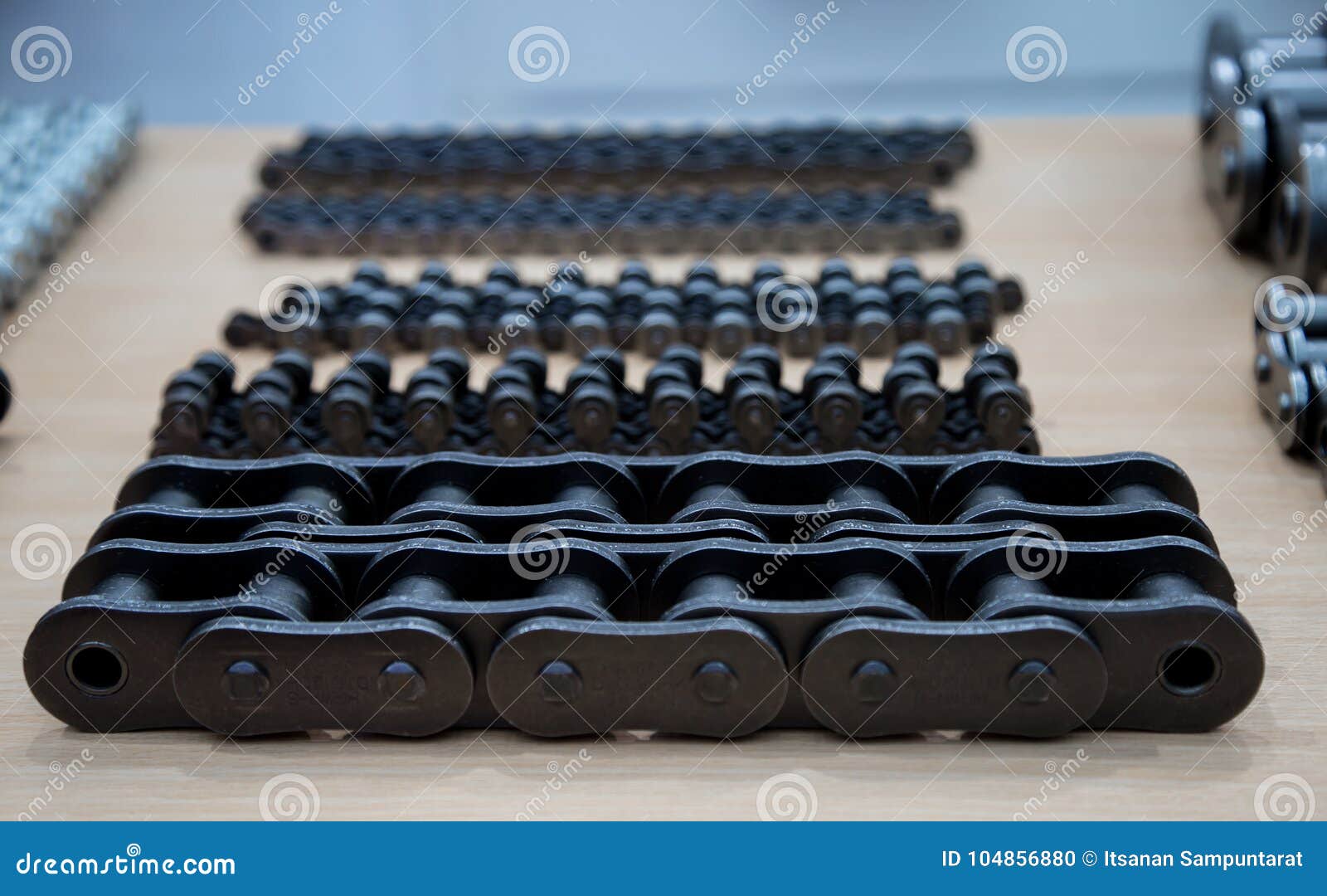 Precision Roller Chain stock photo. Image of manufacturing - 104856880