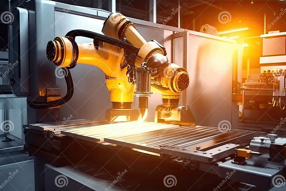 High-precision Technological Equipment Used for Innovative Material Processing Stock Image ...