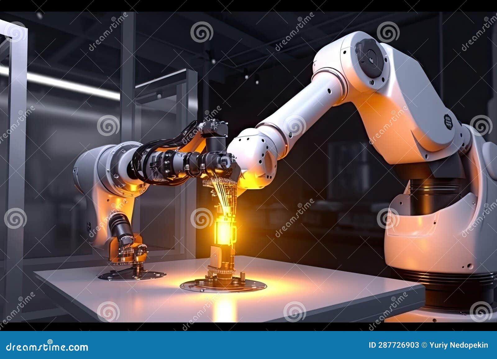 High-precision Technological Equipment Used for Innovative Material Processing Stock Image ...