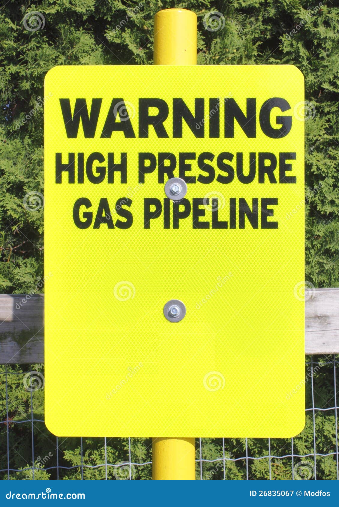 High Pressure Gas Warning stock image. Image of outdoors - 26835067
