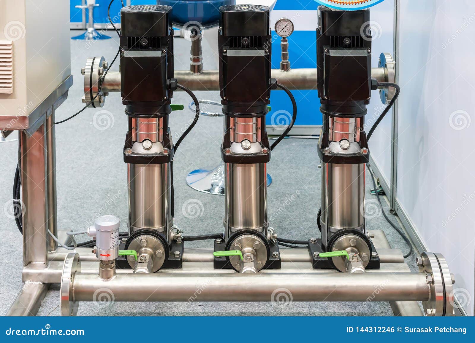 High Pressure and Modern Vertical Pump Type Include Motor and Assembly ...