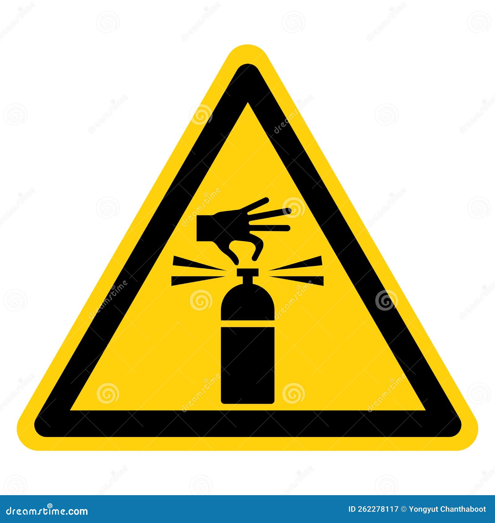 High Pressure Symbol Sign, Vector Illustration, Isolate on White ...