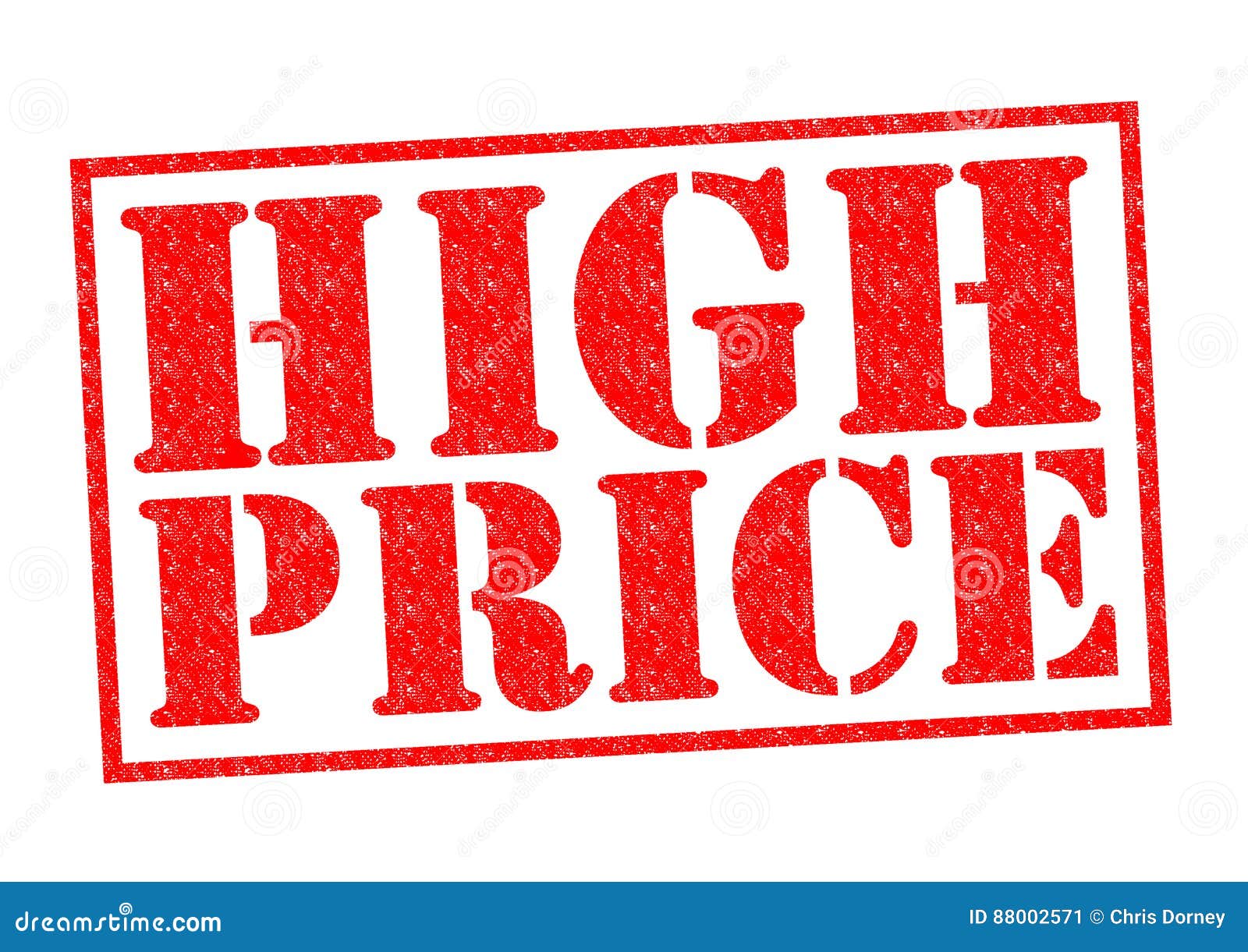 HIGH PRICE stock illustration. Illustration of isolated - 88002571