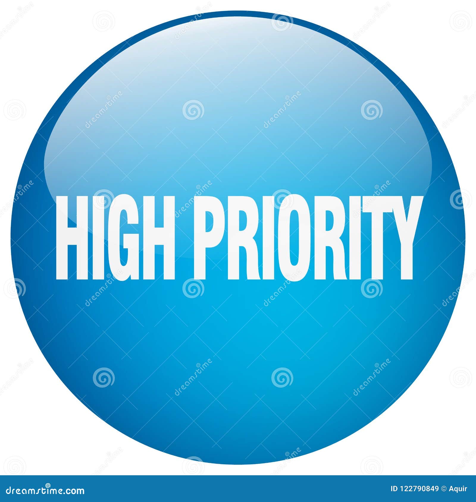 High priority button stock vector. Illustration of website - 122790849