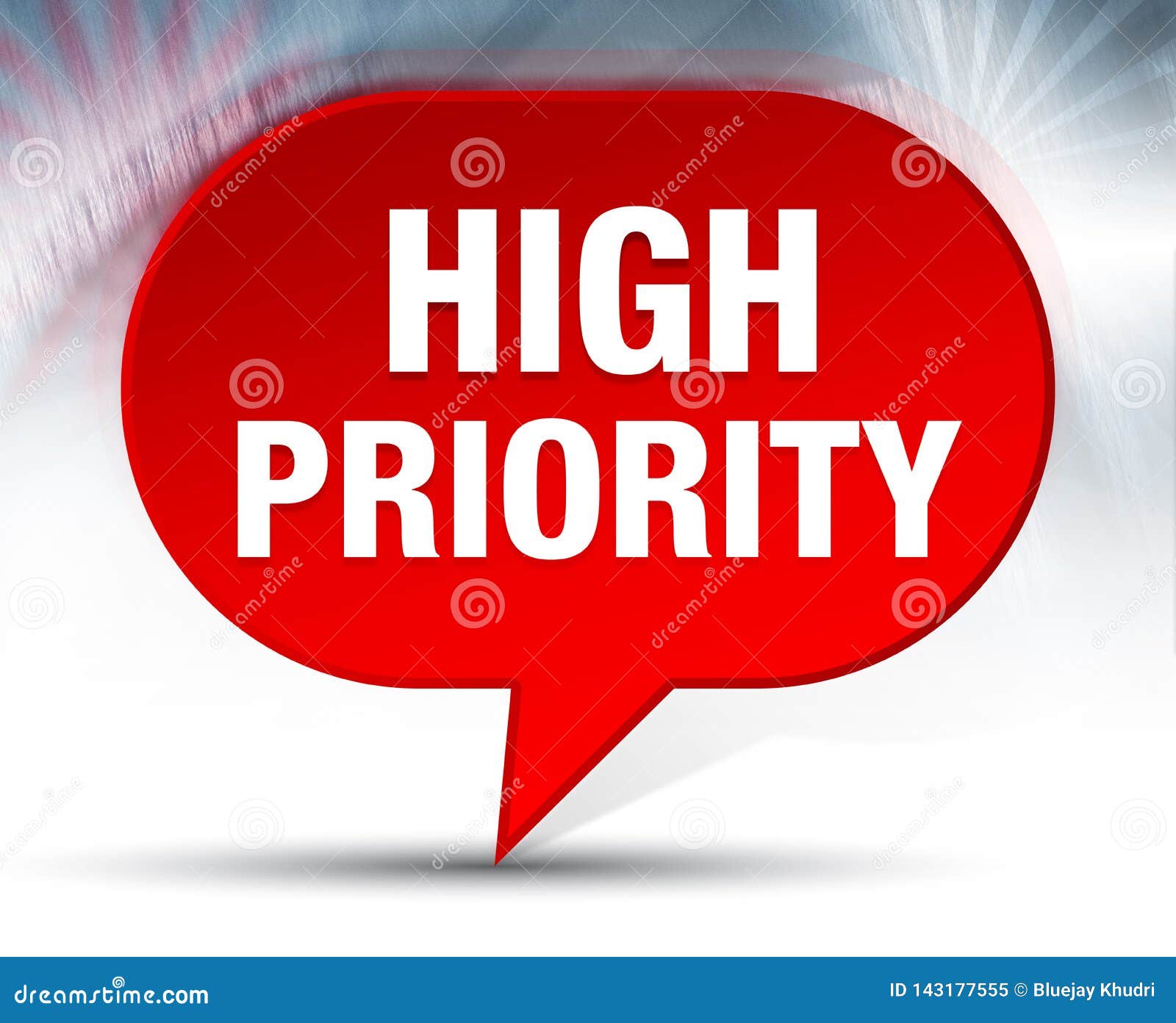 High Priority Red Bubble Background Stock Illustration - Illustration ...