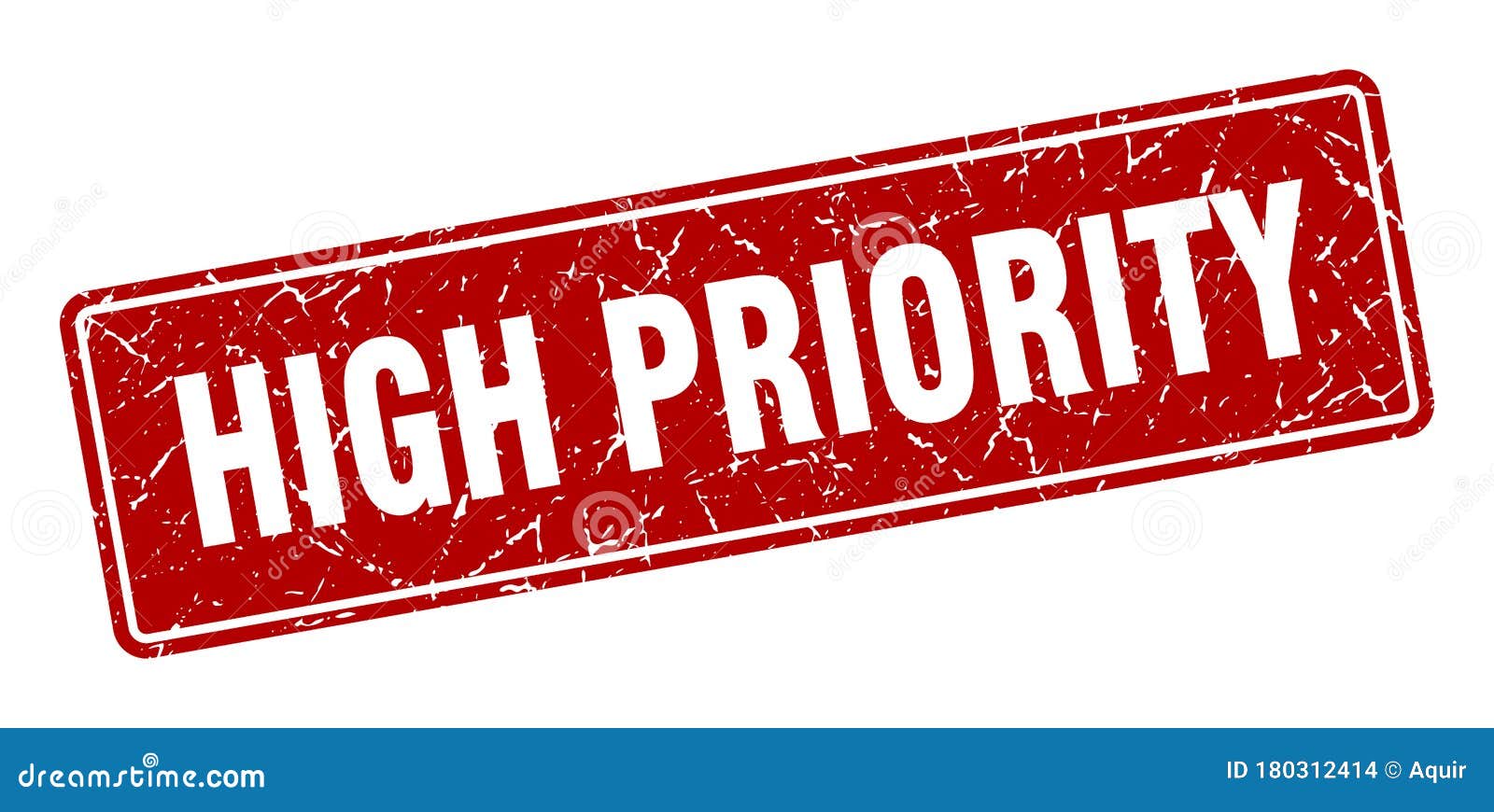High Priority Sign. High Priority Grunge Stamp Stock Vector ...