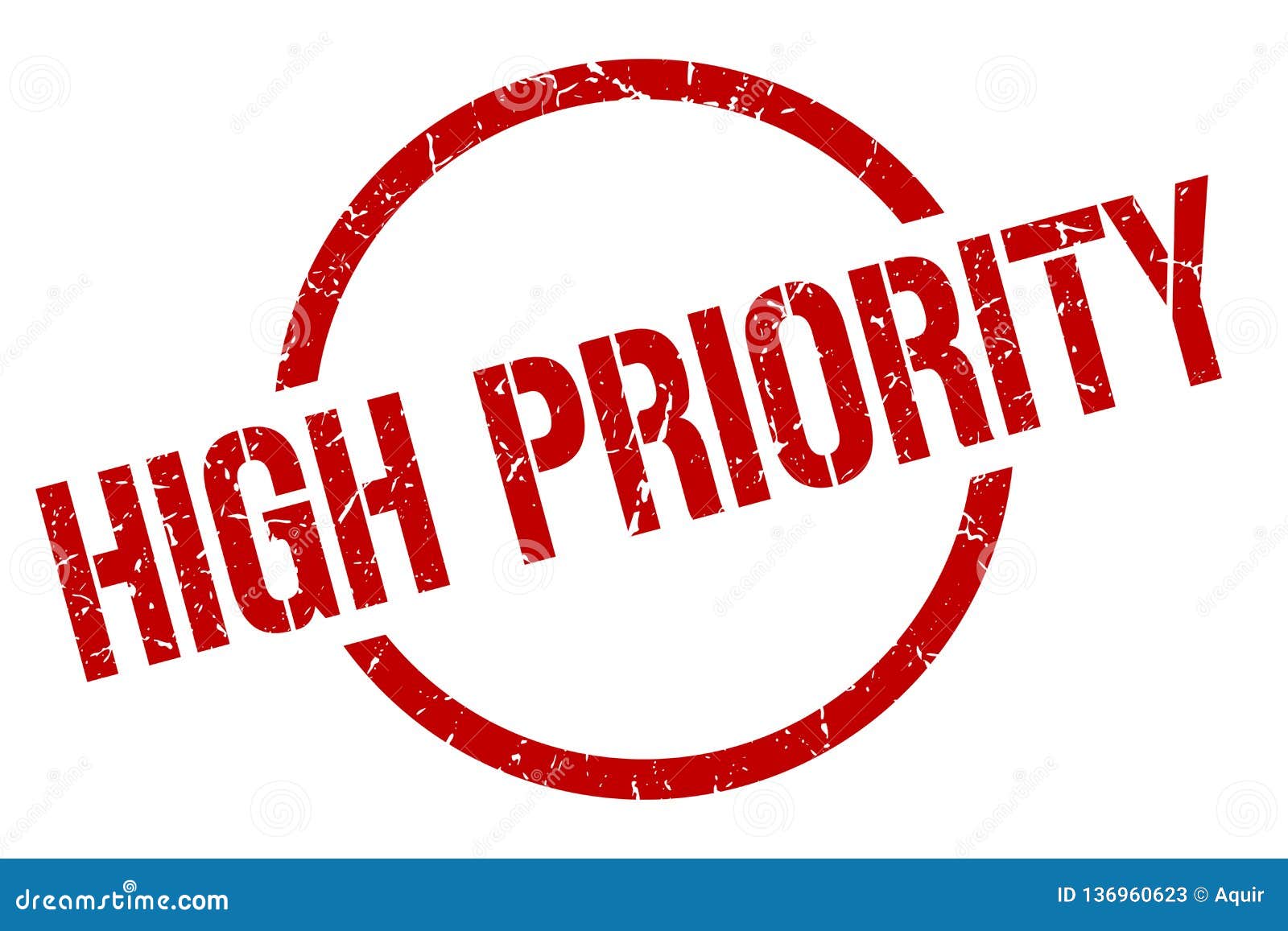 High priority stamp stock vector. Illustration of grungy - 136960623