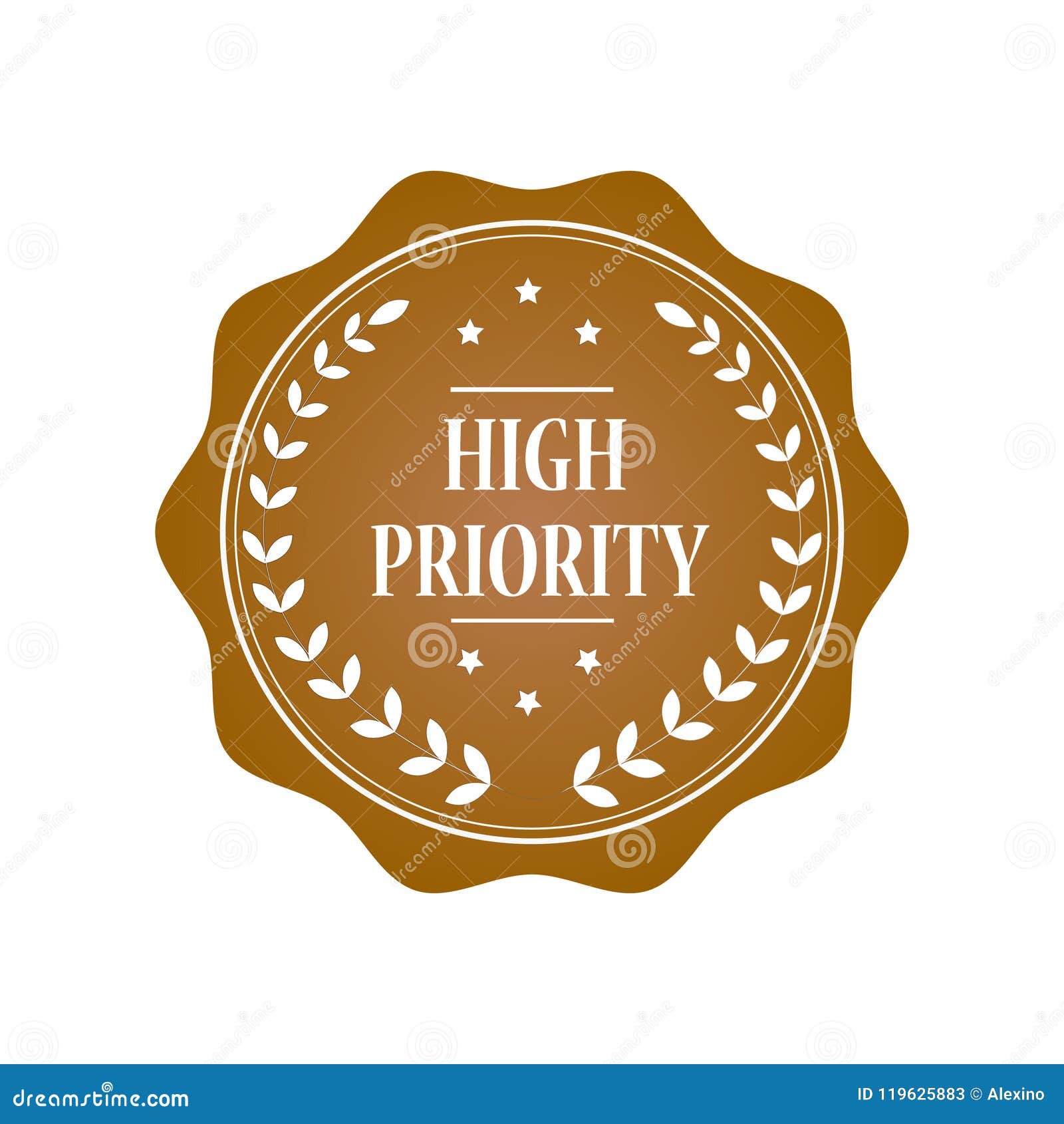 High Priority Stamp Illustration Stock Vector - Illustration of icon ...