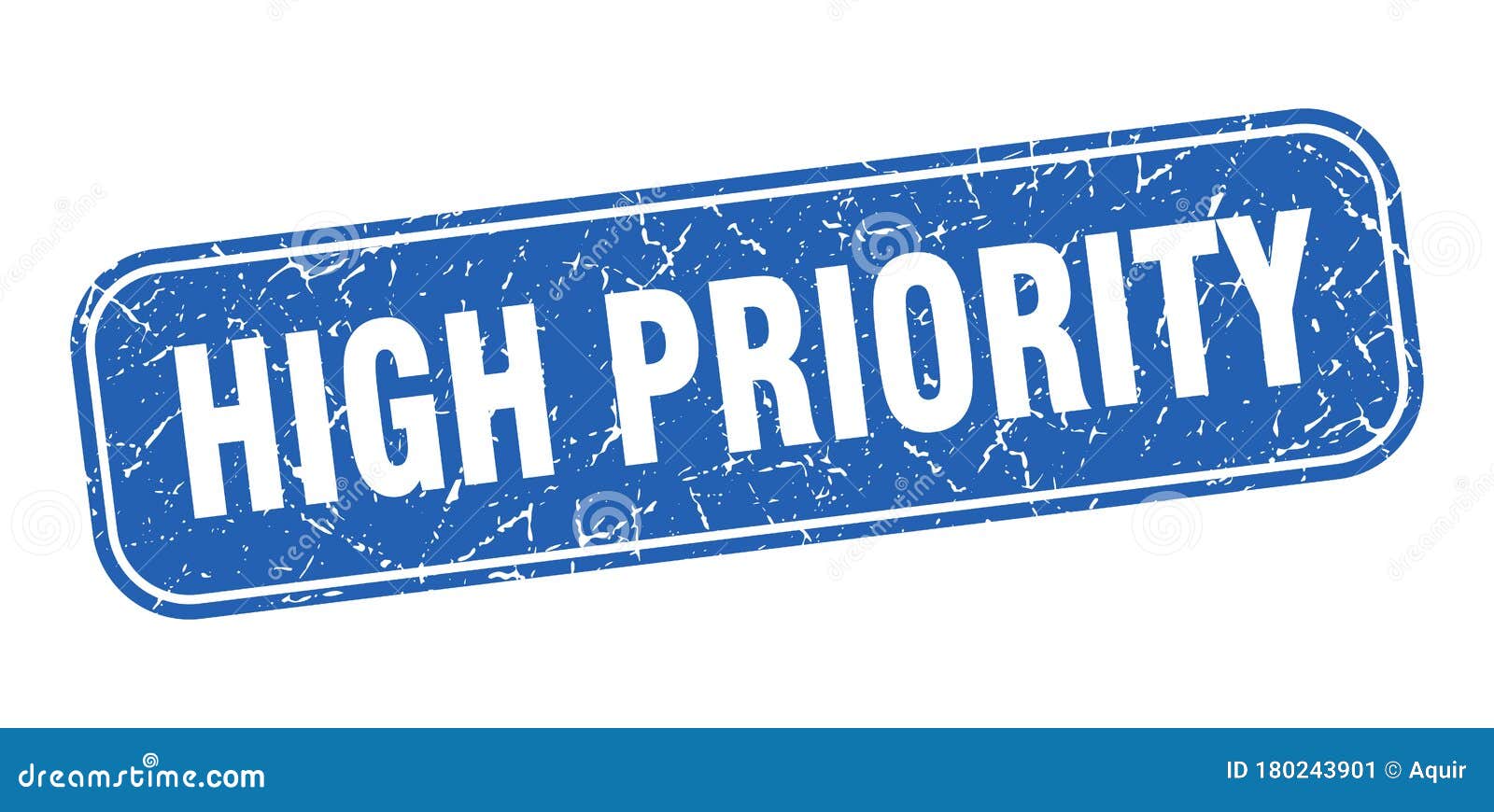 High Priority Stamp. High Priority Square Grungy Isolated Sign Stock ...