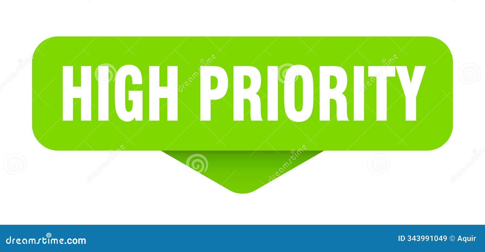 High Priority Sticker. High Priority Sign on Transparent Background ...