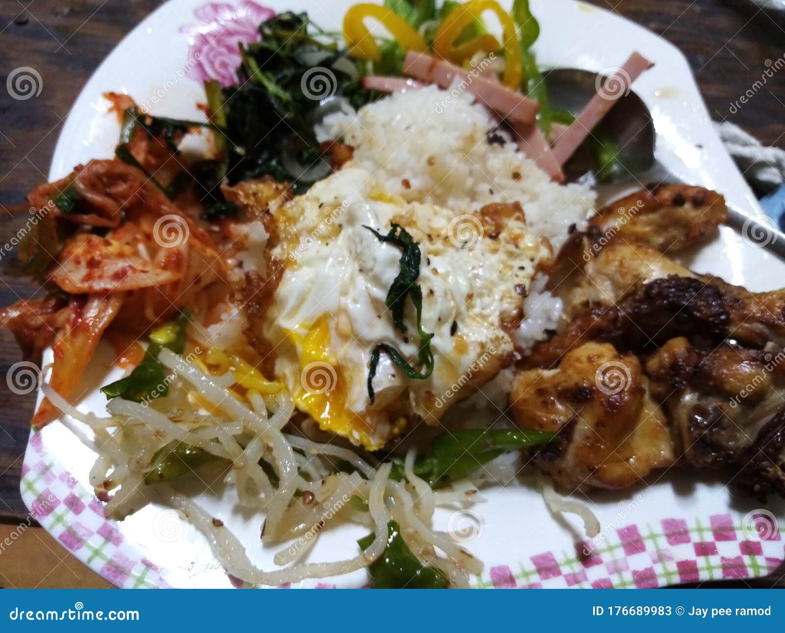 High protein fried ulam stock image. Image of high, fried - 176689983