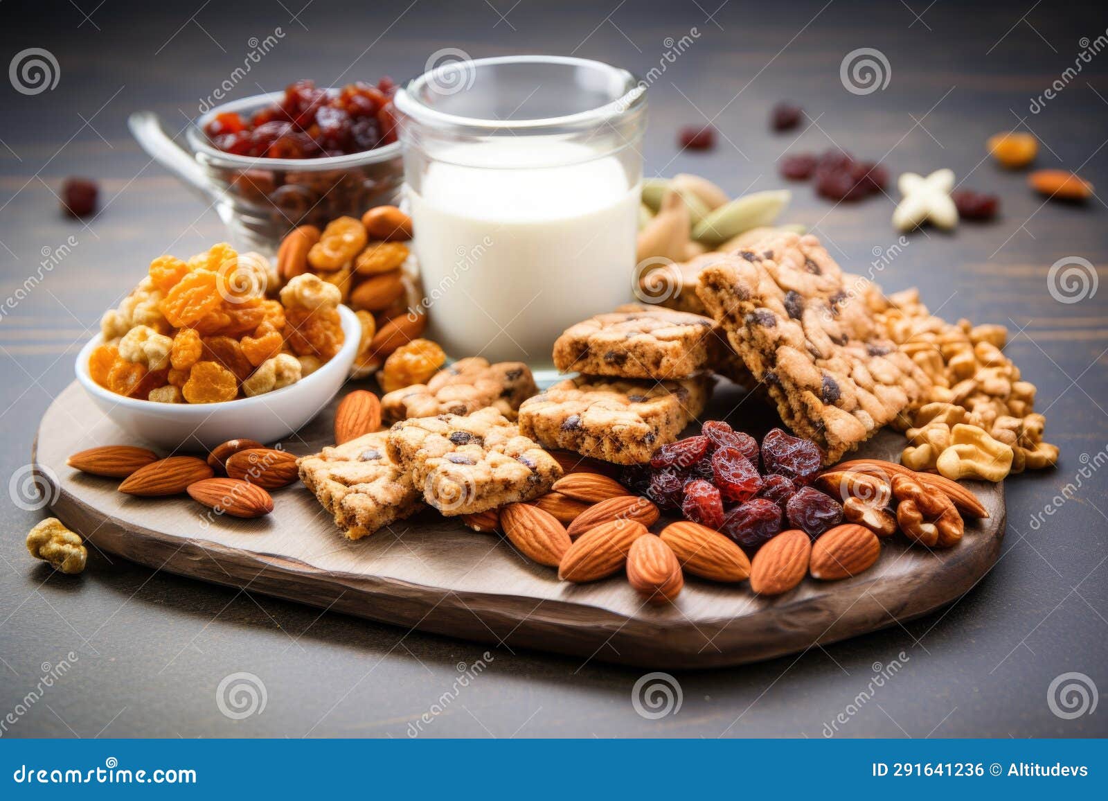High Protein Snacks for Elderly Nutrition Stock Photo - Image of ...