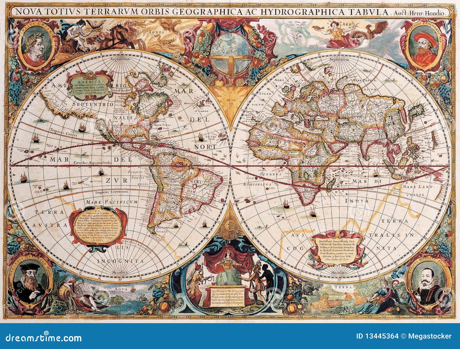 High-quality Antique Map stock photo. Image of navigation - 13445364