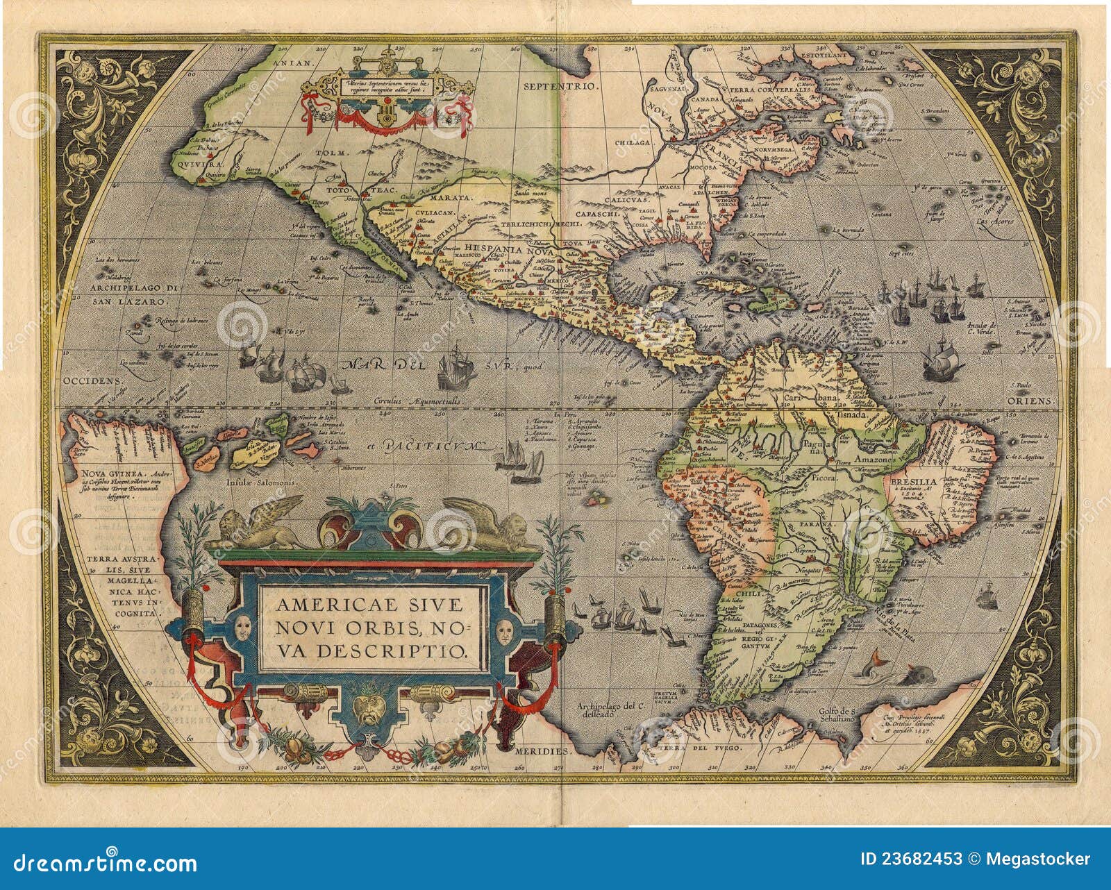 High-Quality Antique Map stock illustration. Illustration of australia ...