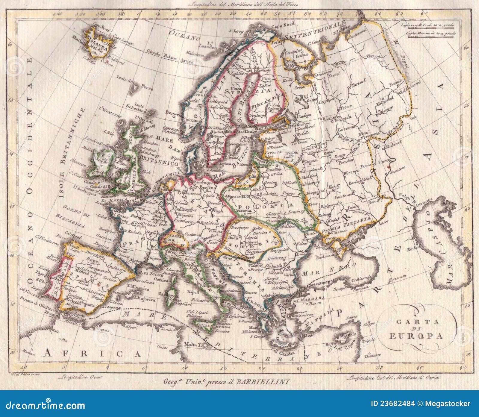 High-Quality Antique Map stock illustration. Illustration of state ...