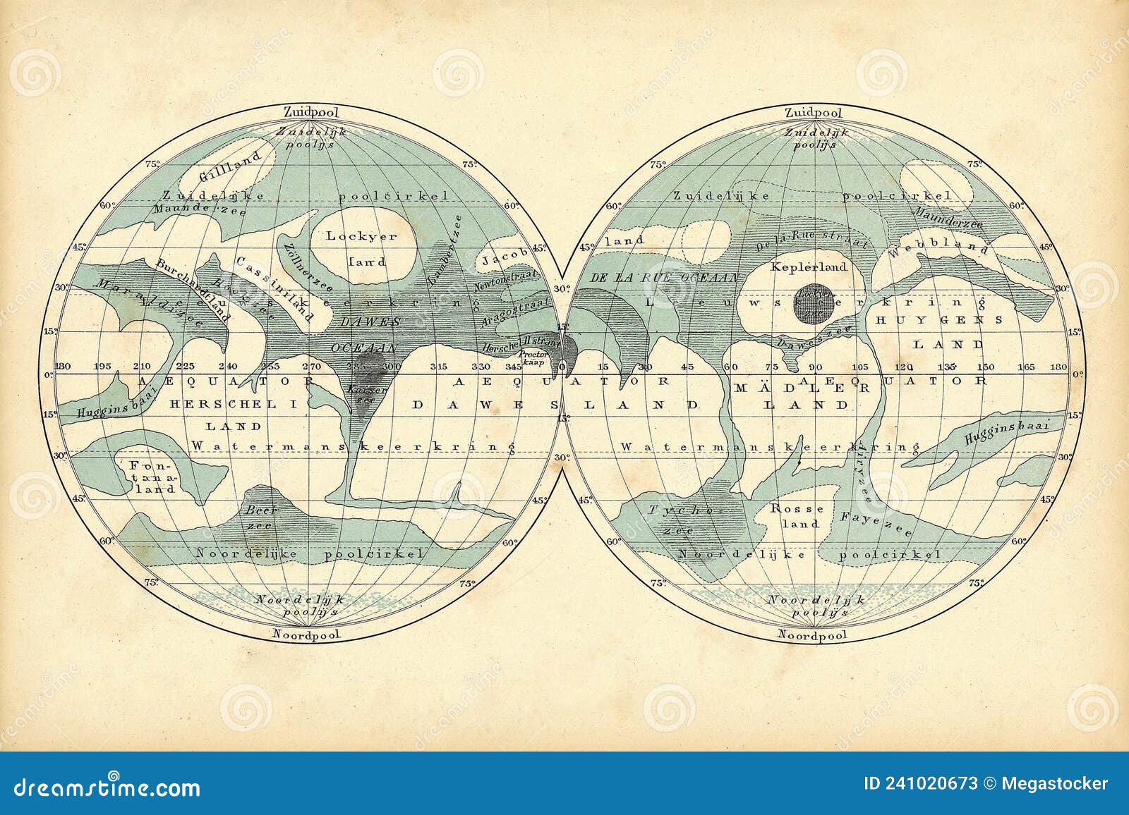 High Quality Antique World Map Stock Image - Image of australia ...