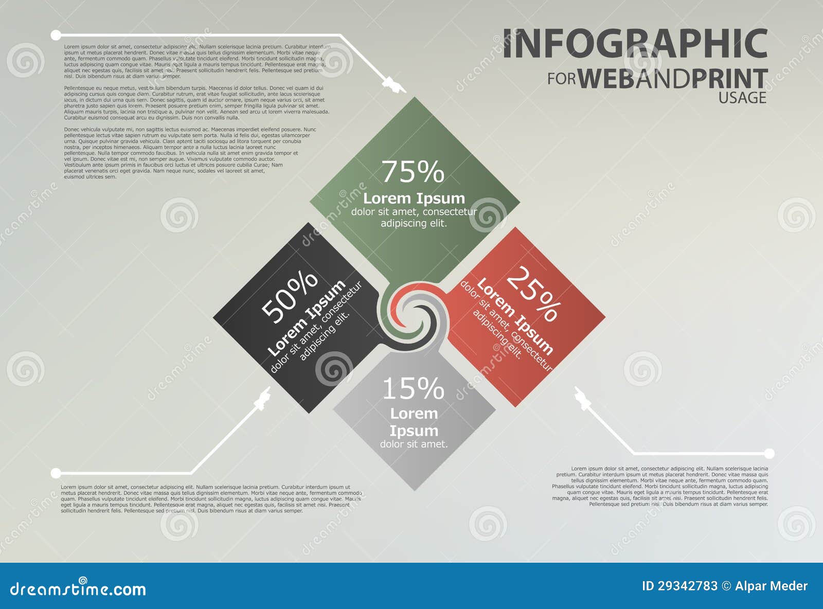 High Quality Business Infographic Elements Stock Vector - Illustration ...