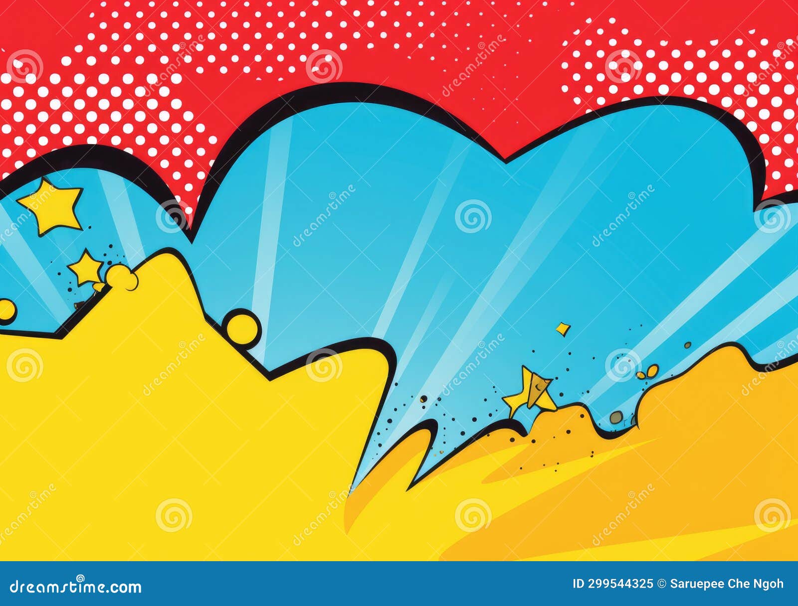 High Quality Comic Book Style Background, Halftone Print Texture. Pop ...