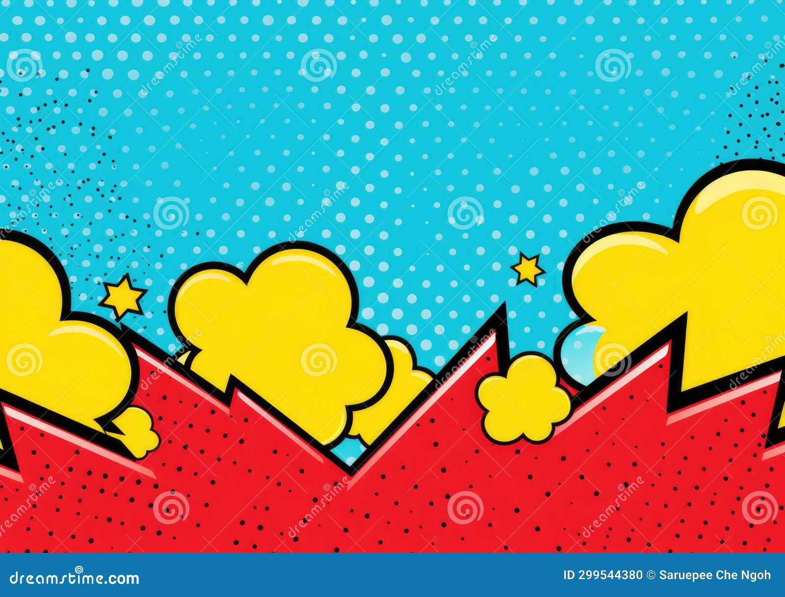 High Quality Comic Book Style Background, Halftone Print Texture. Pop ...